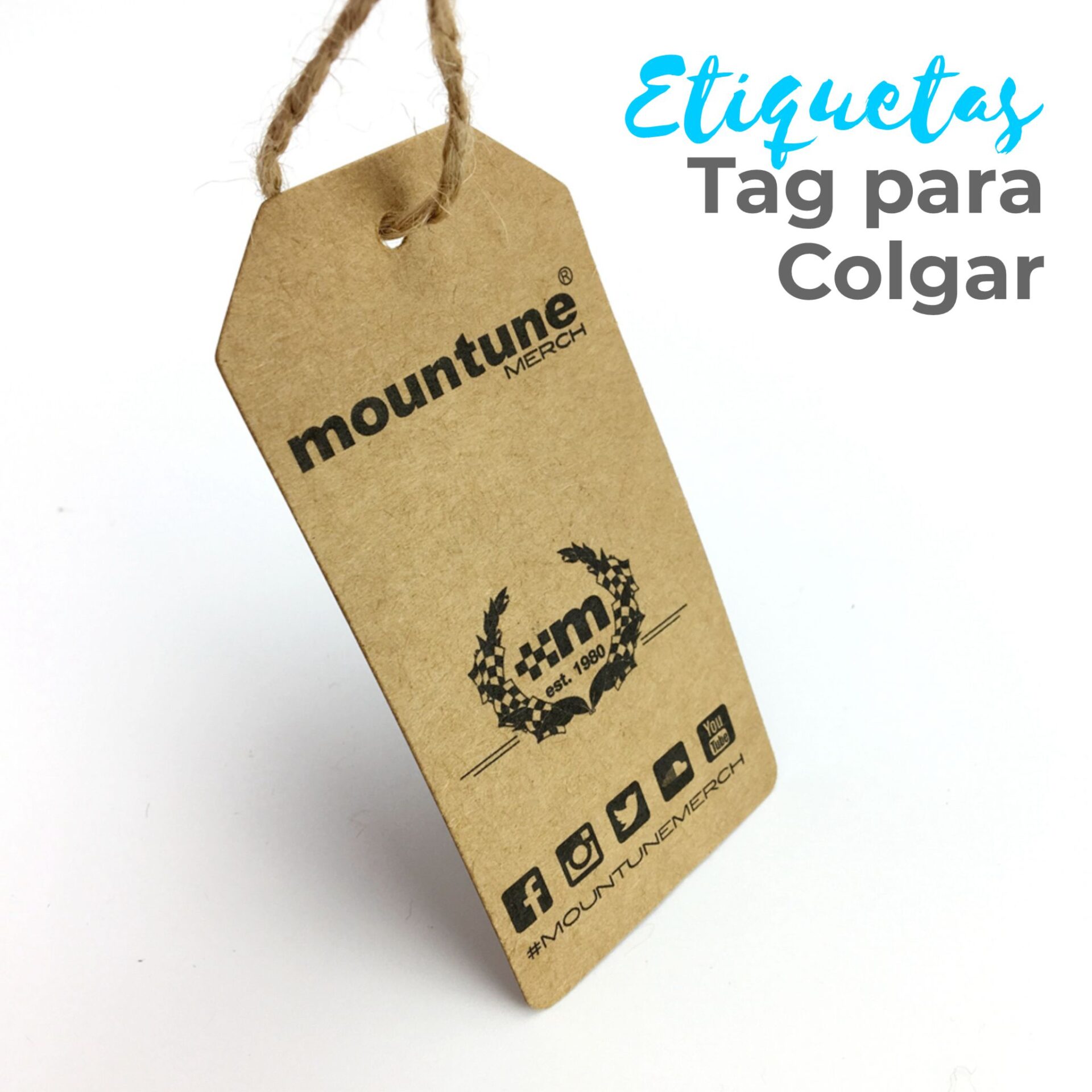 Etiquetas Tag en Cartón para Colgar – Graphic Store Col