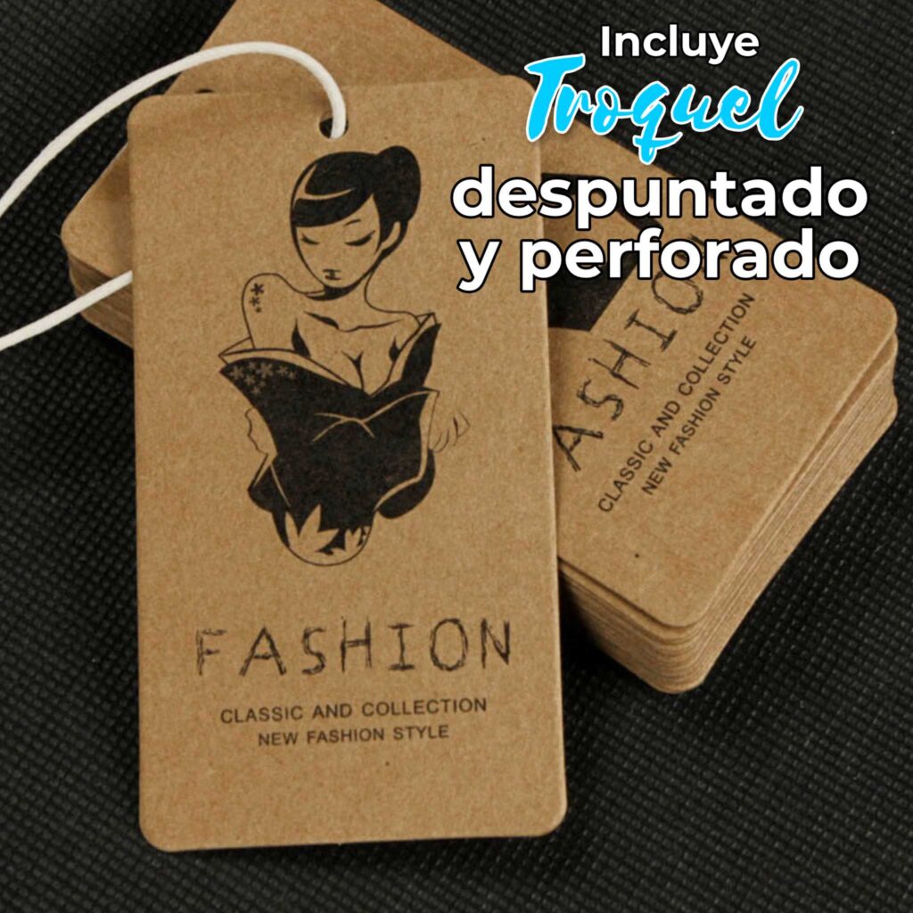 Etiquetas Tag en Cartón para Colgar – Graphic Store Col