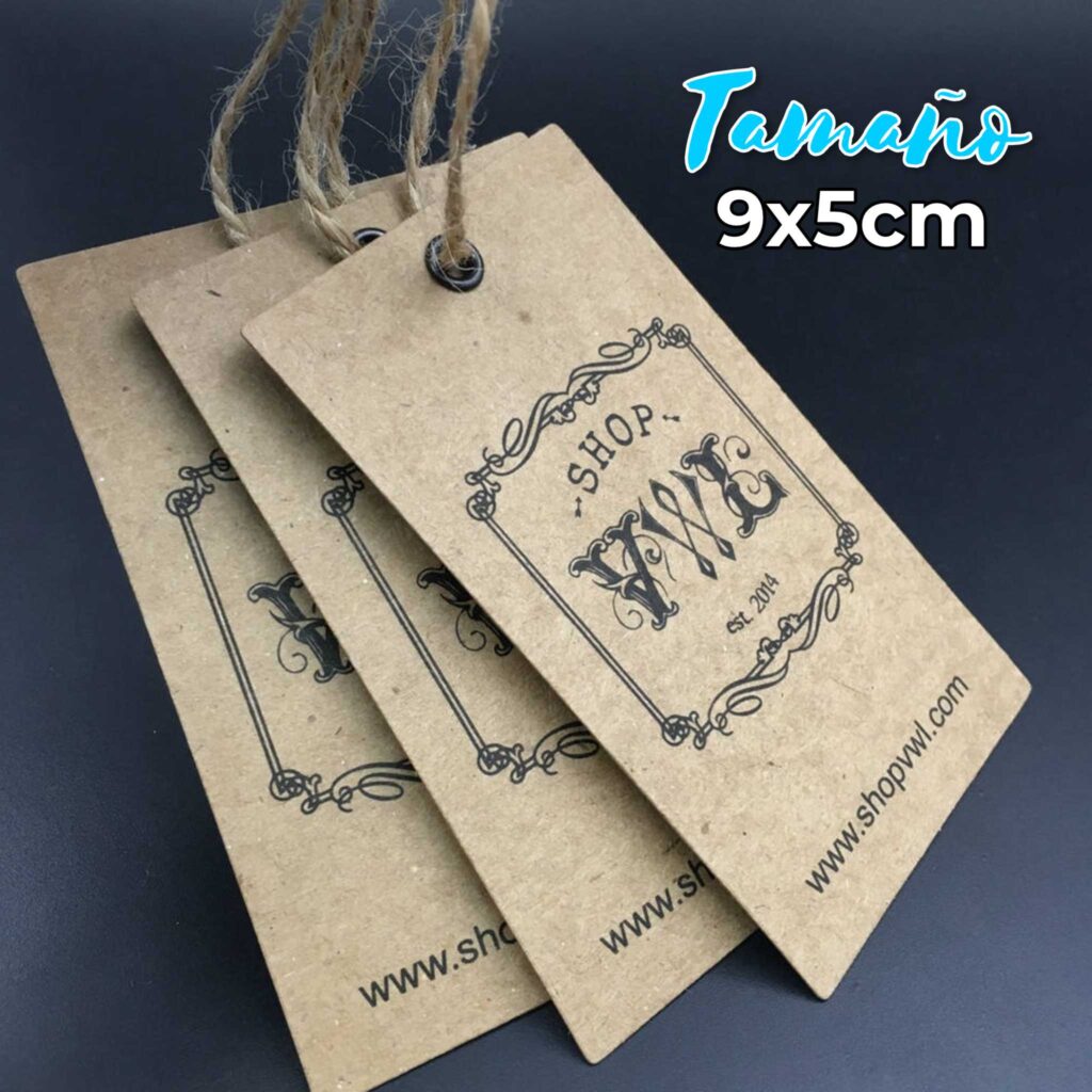 Etiquetas Tag en Cartón para Colgar – Graphic Store Col