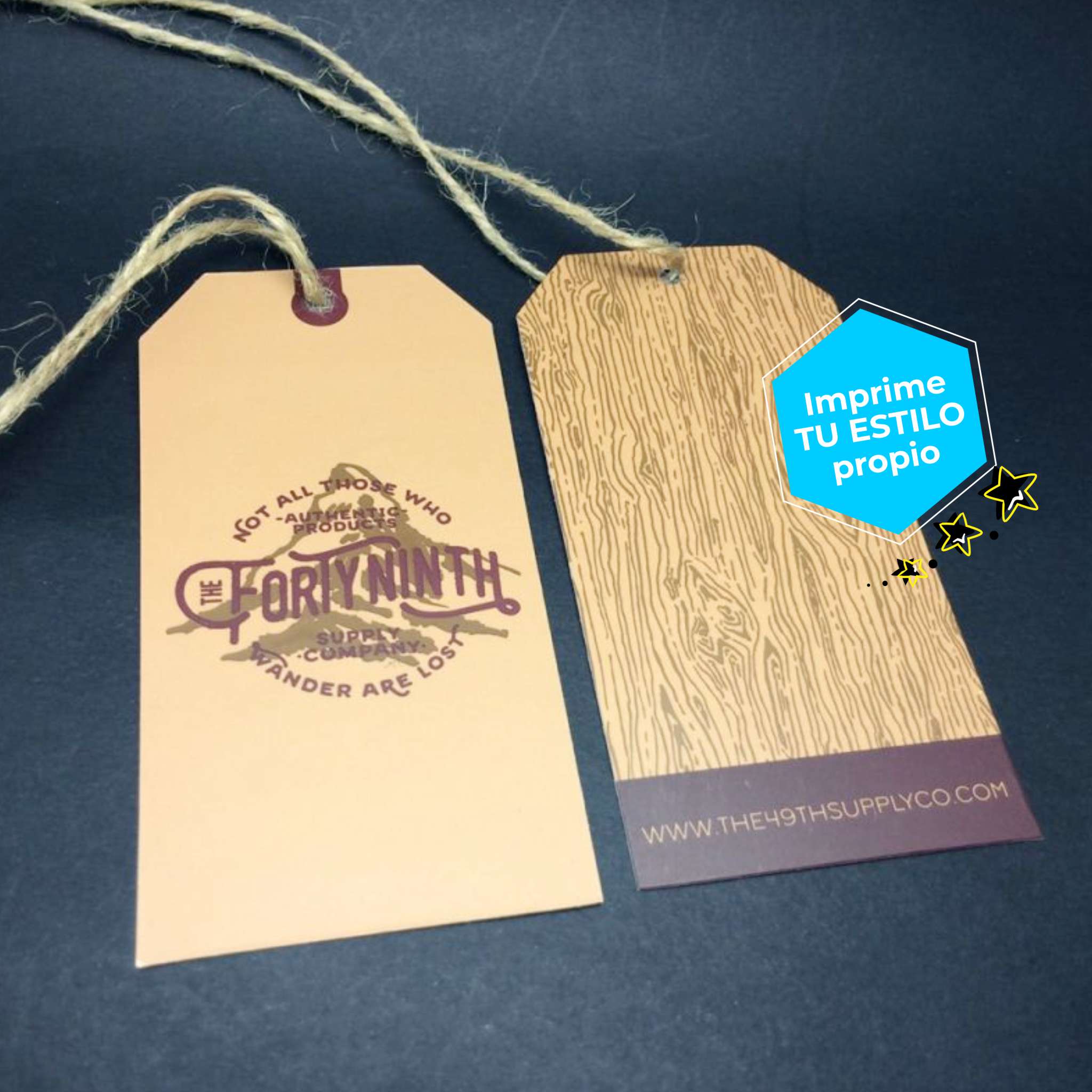 Etiquetas Tag en Cartón para Colgar – Graphic Store Col